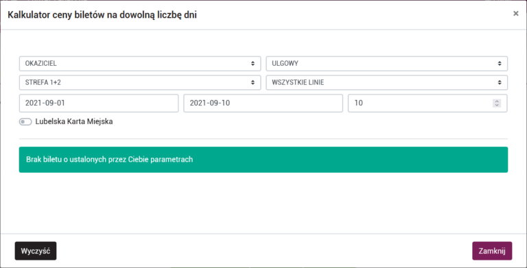 Portal Pasażera – LUBIKA