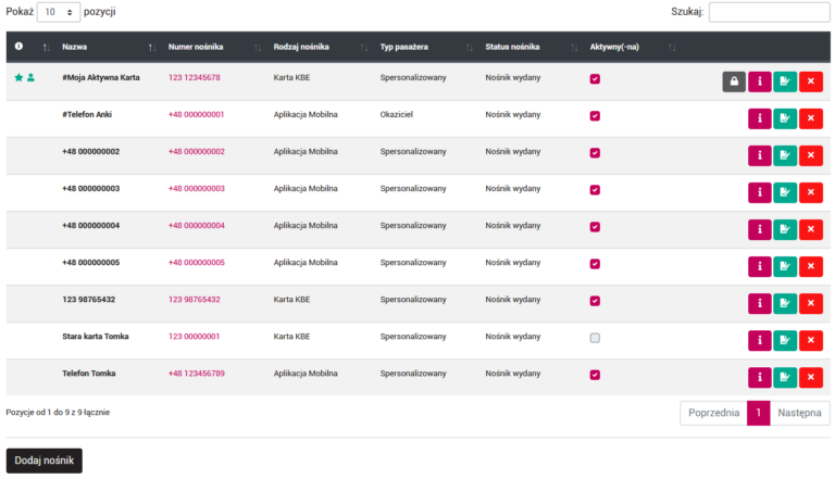 Portal Pasażera – LUBIKA
